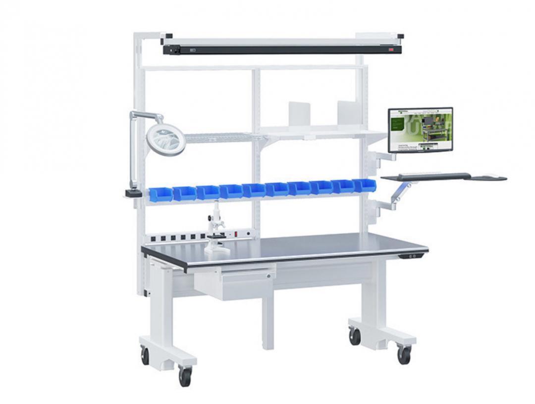 BOSTONtec® Signature Ergonomic Electric Height-Adjustable Workstation